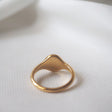 SOLAR SIGNET RING Dainty Delicate Subtle Minimalist Fashion Jewellery