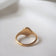 SOLAR SIGNET RING Dainty Delicate Subtle Minimalist Fashion Jewellery
