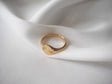 SOLAR SIGNET RING Dainty Delicate Subtle Minimalist Fashion Jewellery